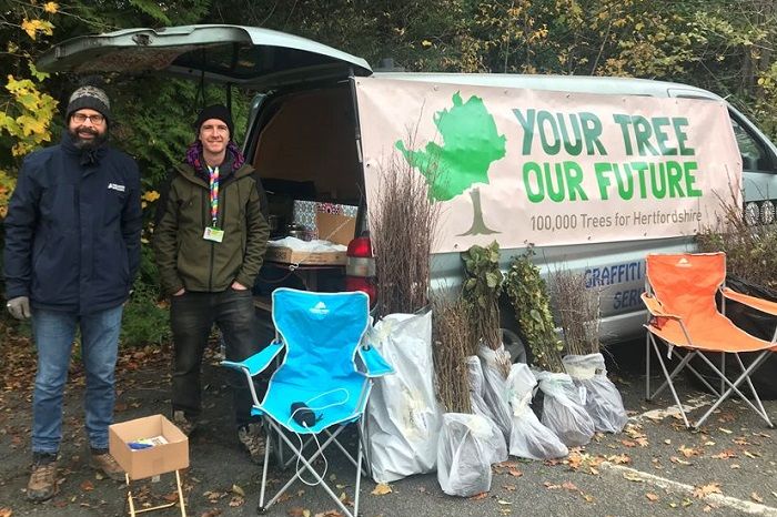 Thousands take part in countywide tree giveaway | | Three Rivers ...